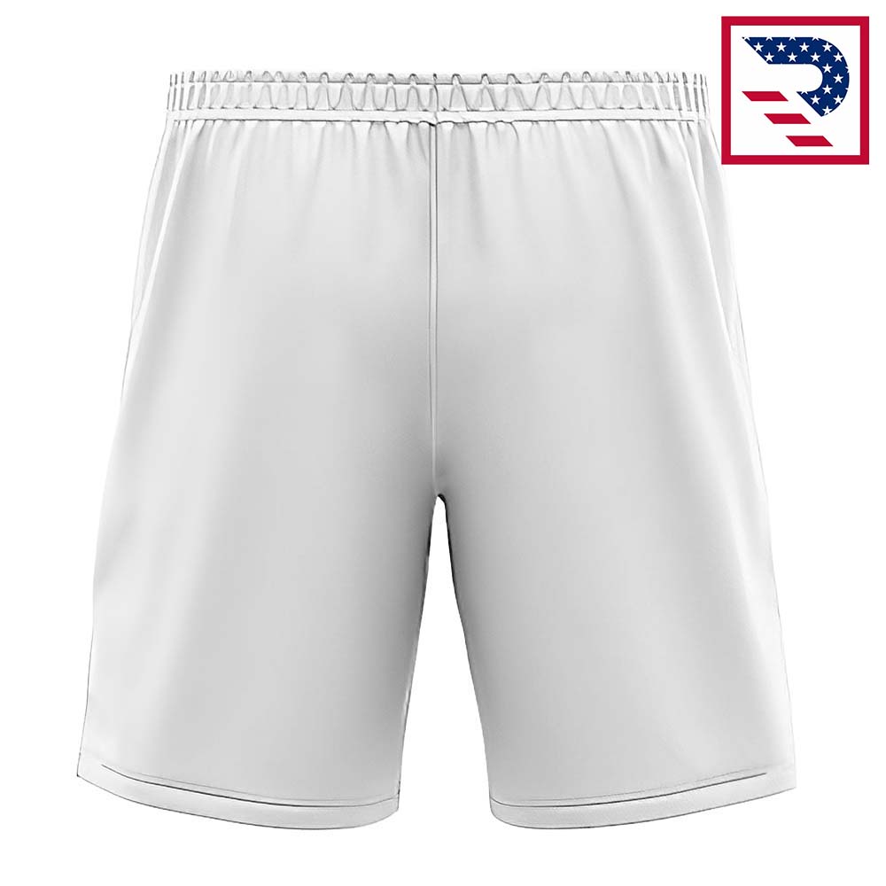 White Football Shorts - Rajco USA