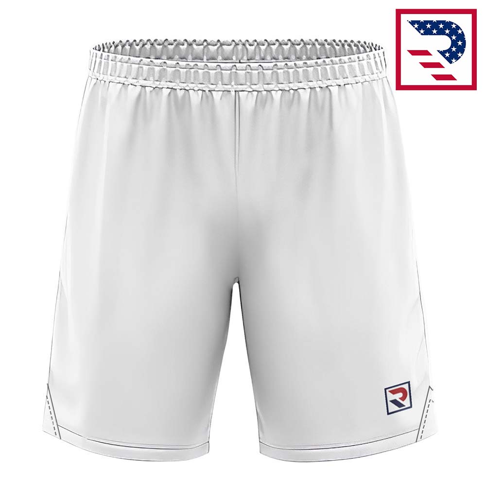 White Football Shorts - Rajco USA